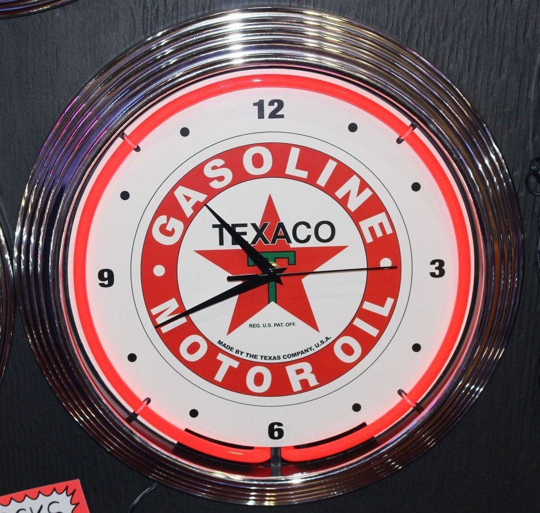 NEON CLOCKS – GARAGE CAVE SIGNS