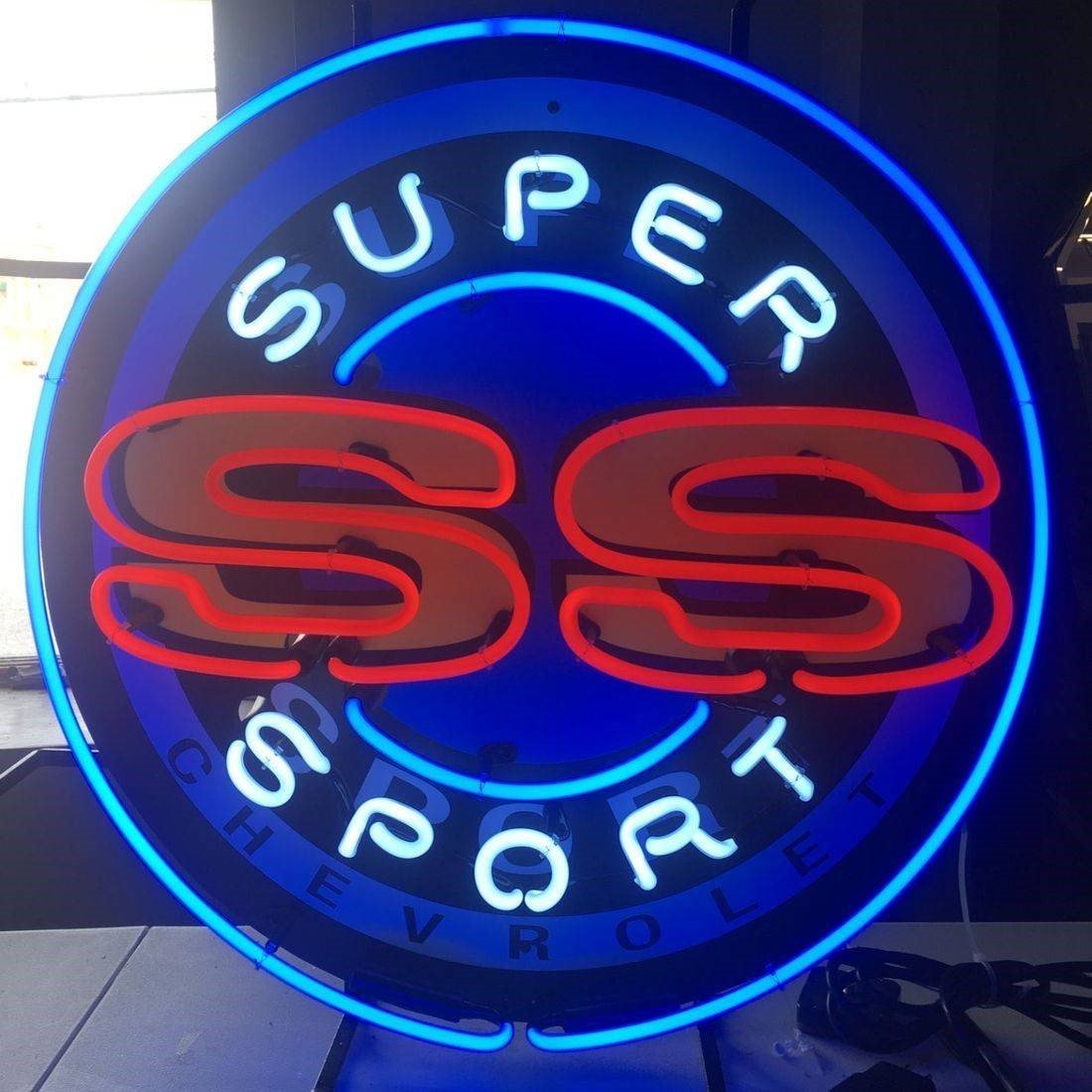 SS SUPER SPORT MEDIUM NEON – GARAGE CAVE SIGNS