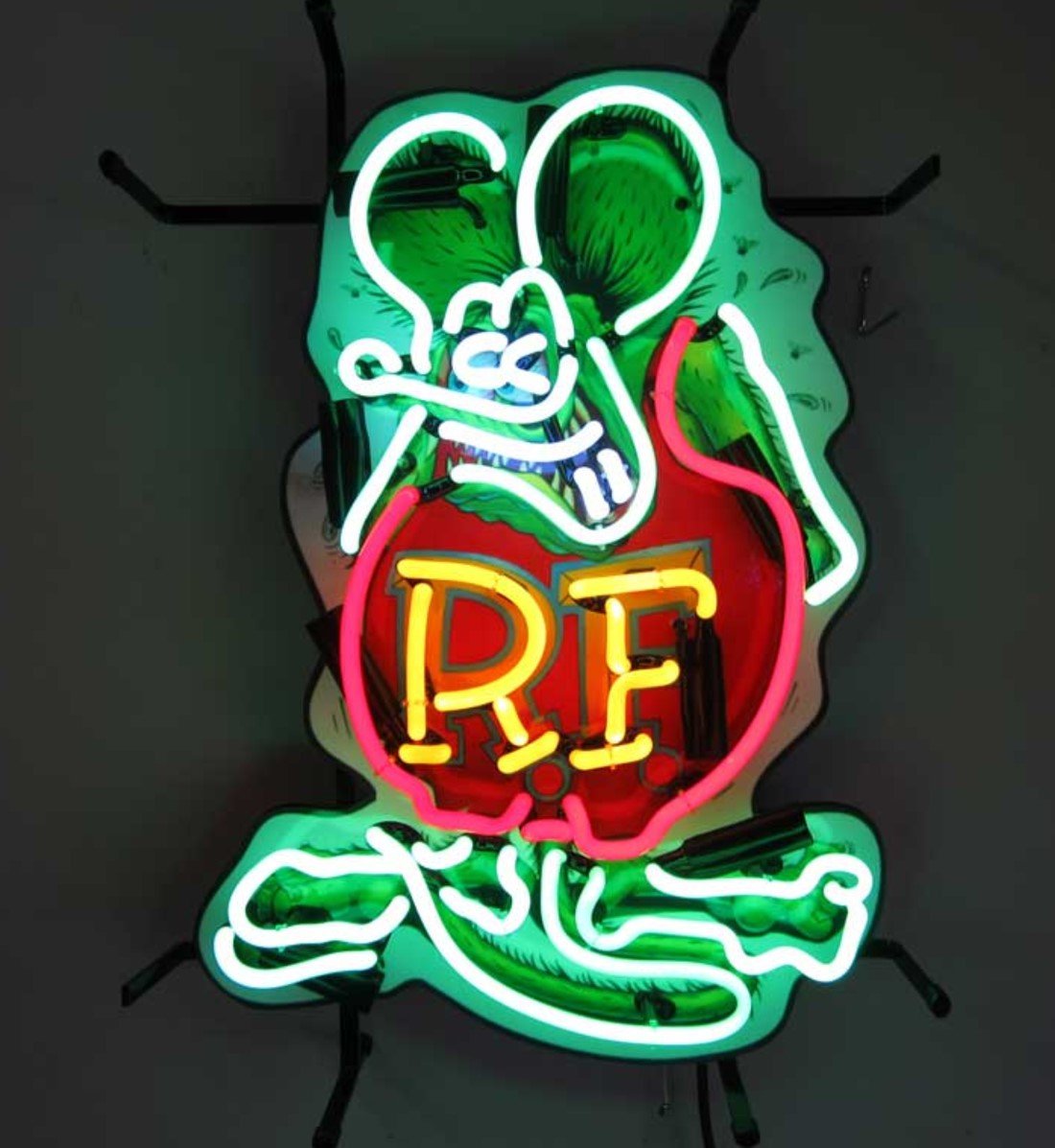 RAT FINK MEDIUM NEON – GARAGE CAVE SIGNS